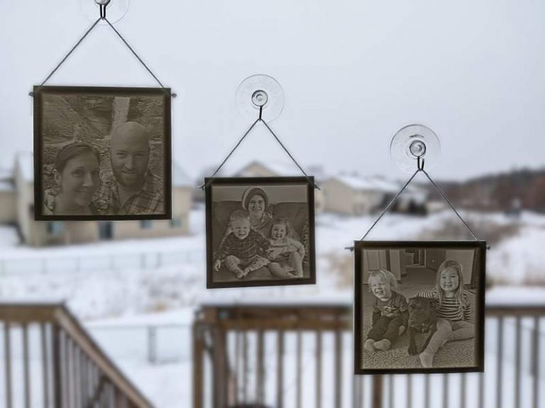 Lithophane Window Cling - Custom Photo | Talking Hands 3D